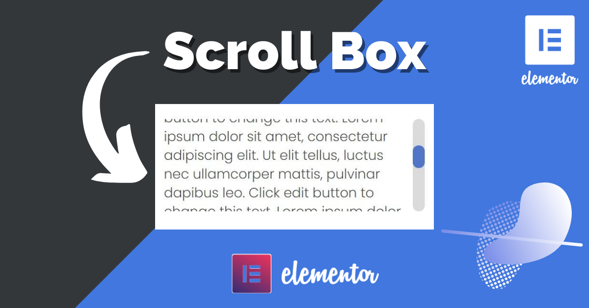 Scroll Box Official Elementor Addons Plugins And Widgets
