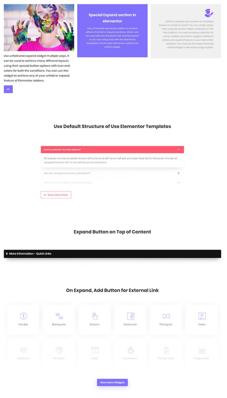 Unfold - View More - Official Elementor Addons, Plugins and Widgets