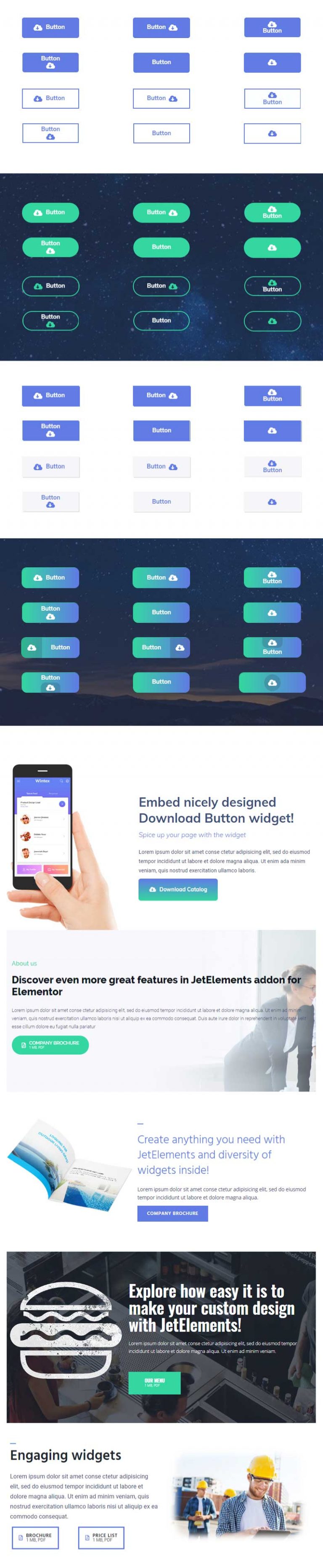 Buttons - Official Elementor Addons, Plugins and Widgets