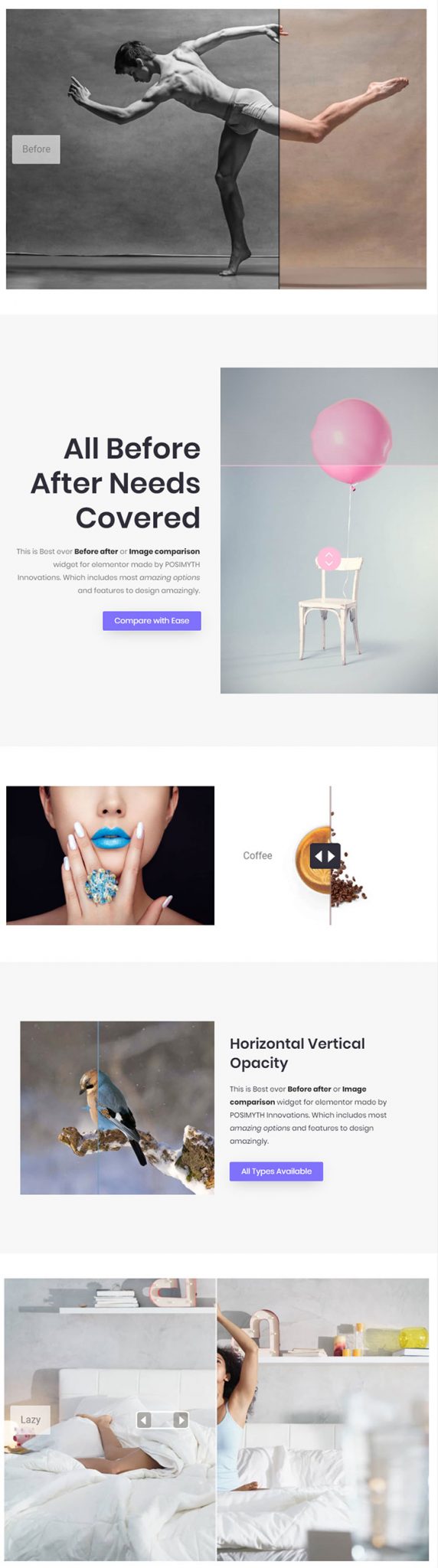 Image Compare - Before & After - Official Elementor Addons, Plugins and Widgets