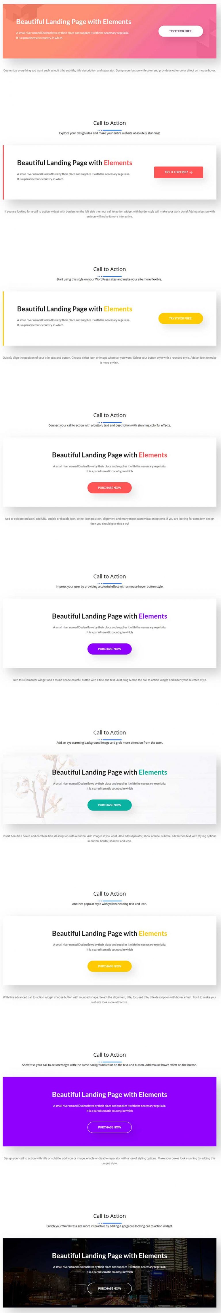 Call To Action - Official Elementor Addons, Plugins and Widgets