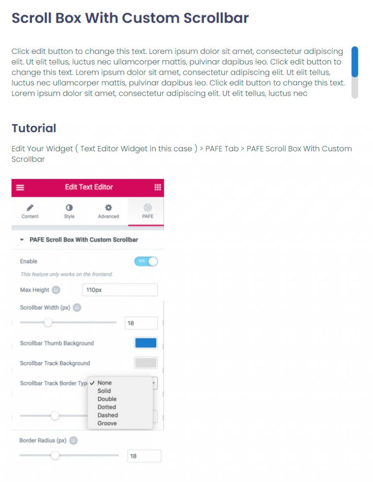 Scroll Box - Official Elementor Addons, Plugins and Widgets