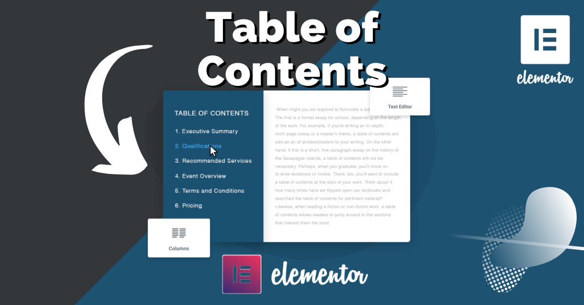 Table Of Contents Official Elementor Addons Plugins And Widgets table-of-contents-official-elementor-addons-plugins-and-widgets