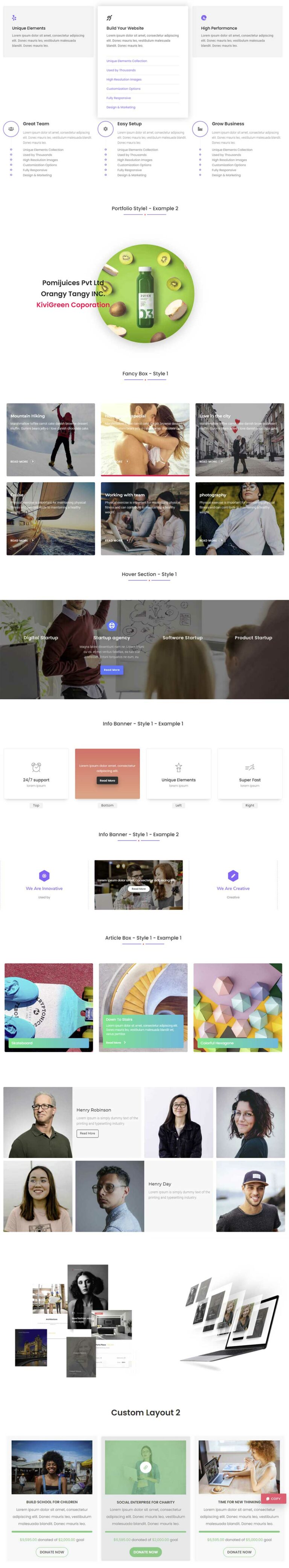 Animated Boxes Hover Effects / Hover Box - Official Elementor Addons ...