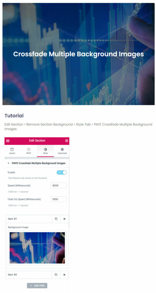 Ken Burns Crossfade - Official Elementor Addons, Plugins and Widgets
