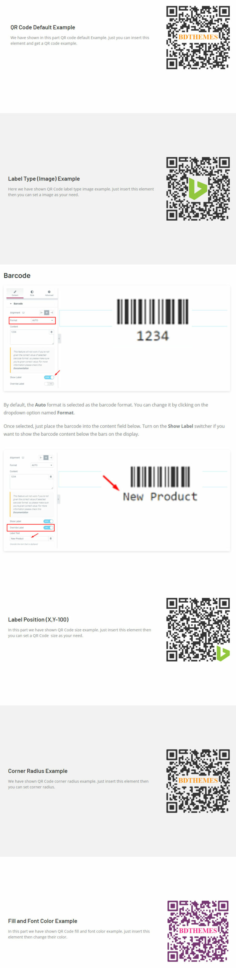 QR Code / Barcode - Official Elementor Addons, Plugins and Widgets