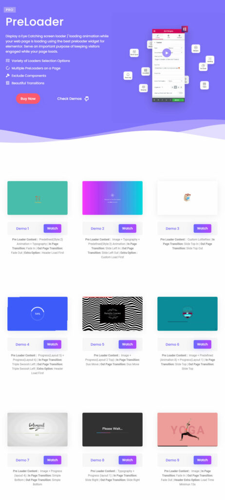 Preloader - Spinner - Official Elementor Addons, Plugins and Widgets
